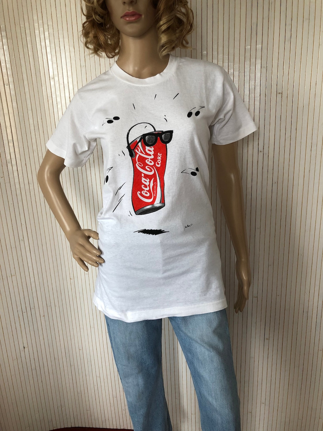 Vintage T-shirt Coca Cola Collector 80s/90s Cotton T-shirt Milon ...