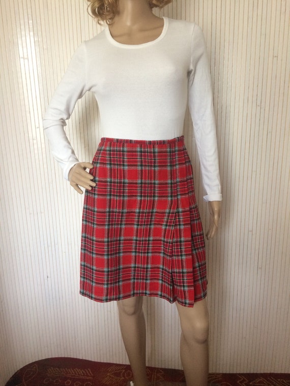 Jupe Tartan Jupe écossaise Forme Tulipe Faite Main … Gem