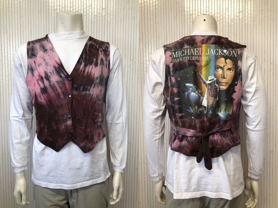 Men's Vest Vintage Michael Jackson Sleeveless Cotton … - Gem