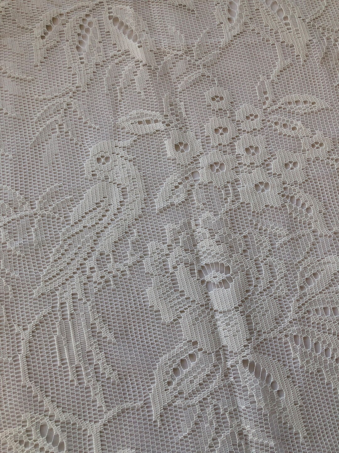 French Lace Curtain Window Panel W.57cm X H.154cm Parrot and Foliage ...