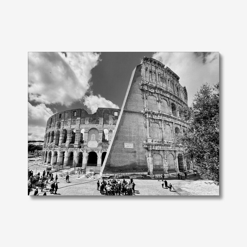 Ancient Colosseum in Rome - Italy Fine Art - Historic Cityscape ...