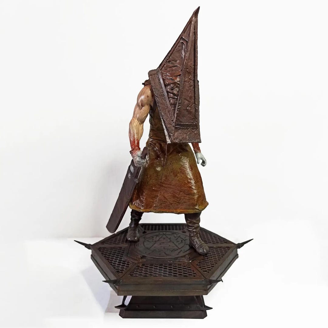 Silent Hill Pyramid Head Statue Horror Hand Painted High Quality Art ...