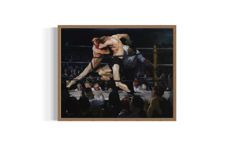 George Bellows Printable Art - Vintage Boxing Painting - Stag at ...