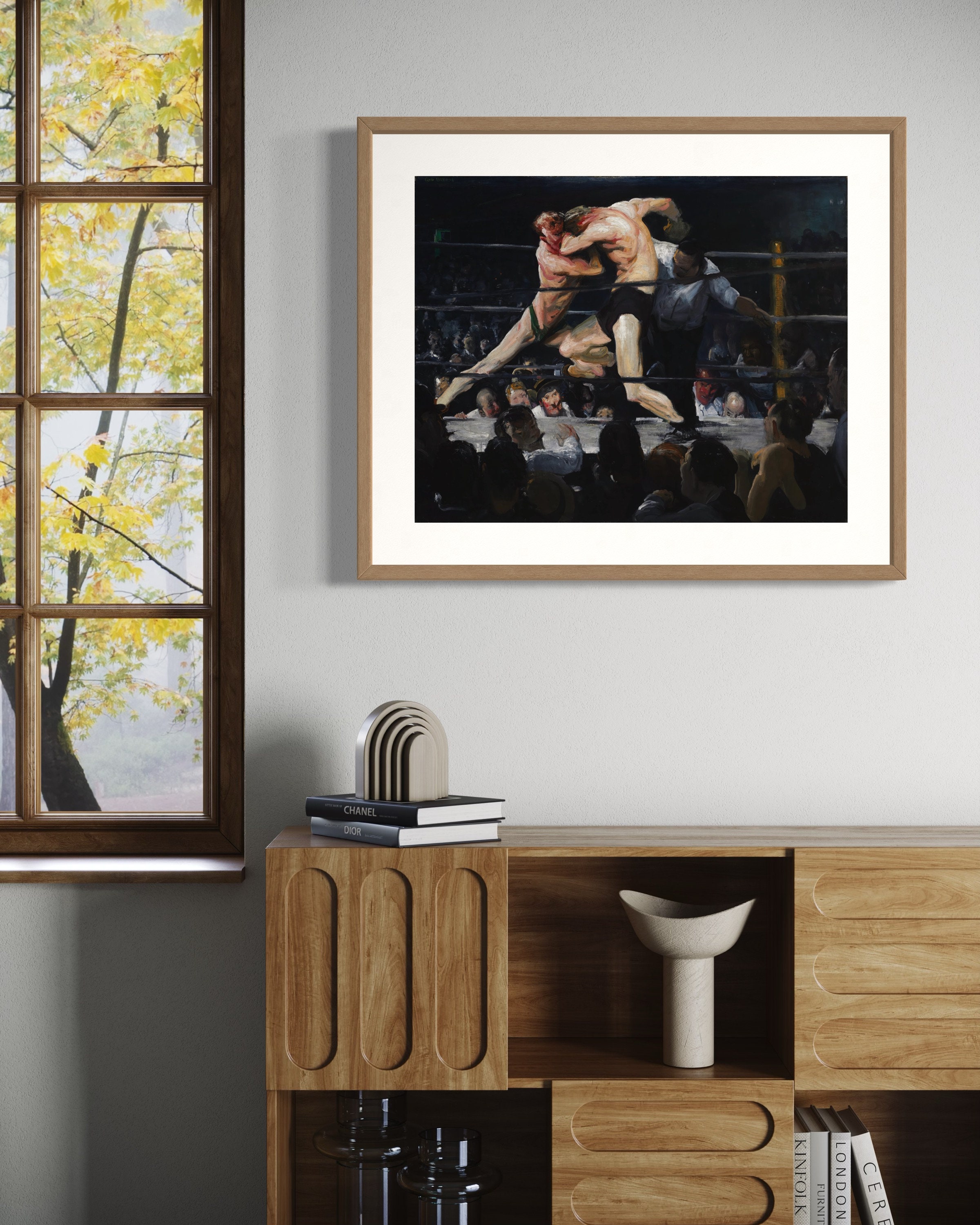 George Bellows Printable Art - Vintage Boxing Painting - Stag at ...