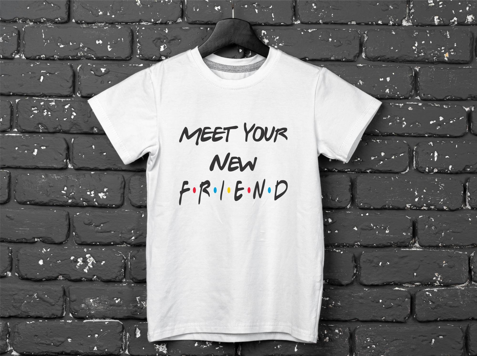 Meet Your New Friend Friends Fan Onesies® Bodysuit Newborn | Etsy