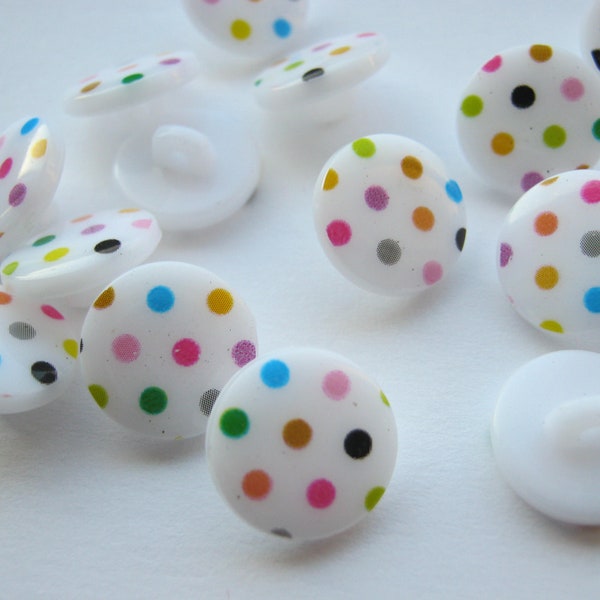 Polka Dot Buttons - Etsy