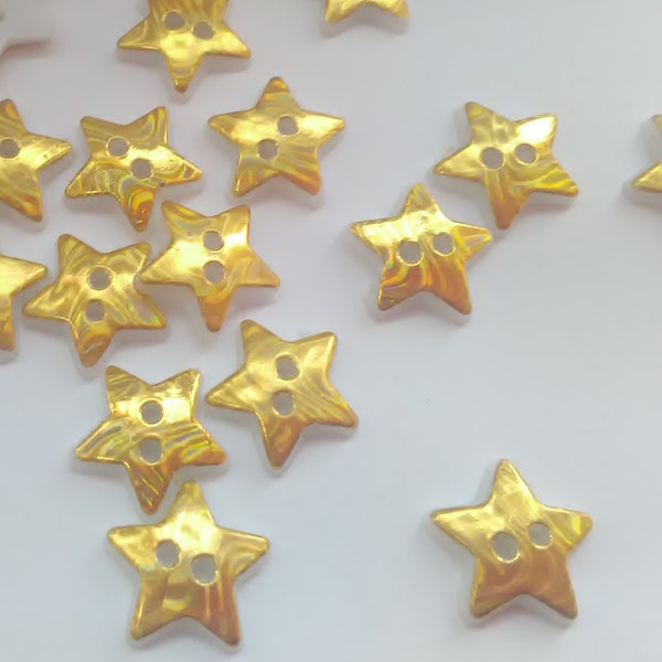Star Buttons - Etsy