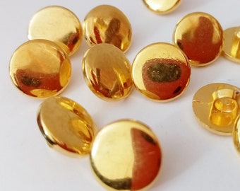 Small Gold Buttons - Etsy