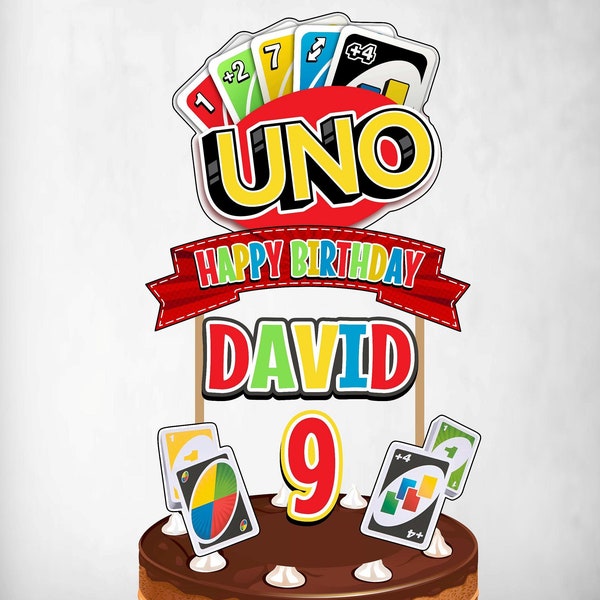 Uno Birthday Party - Etsy