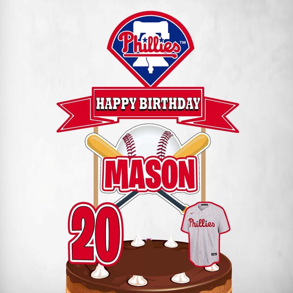 Baseball Cake Topper - Etsy