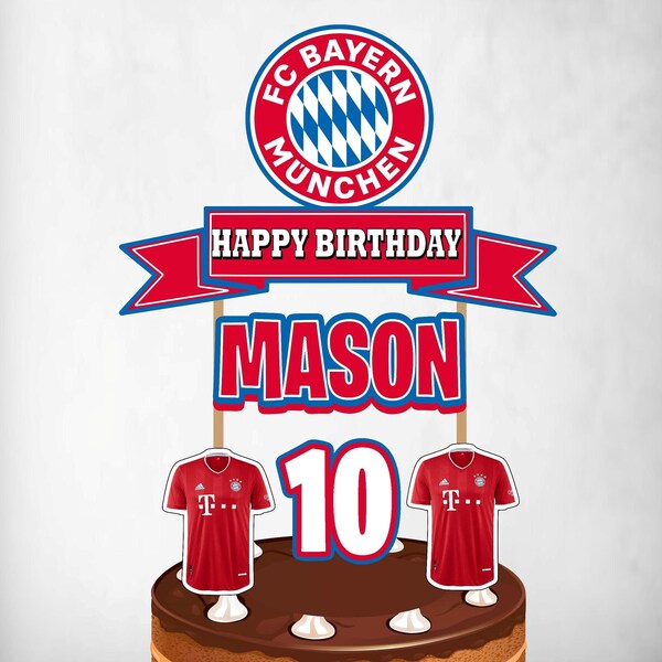Bayern Múnich Cake Topper - Etsy New Zealand