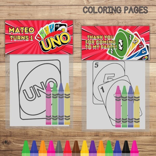 Uno Birthday Party - Etsy