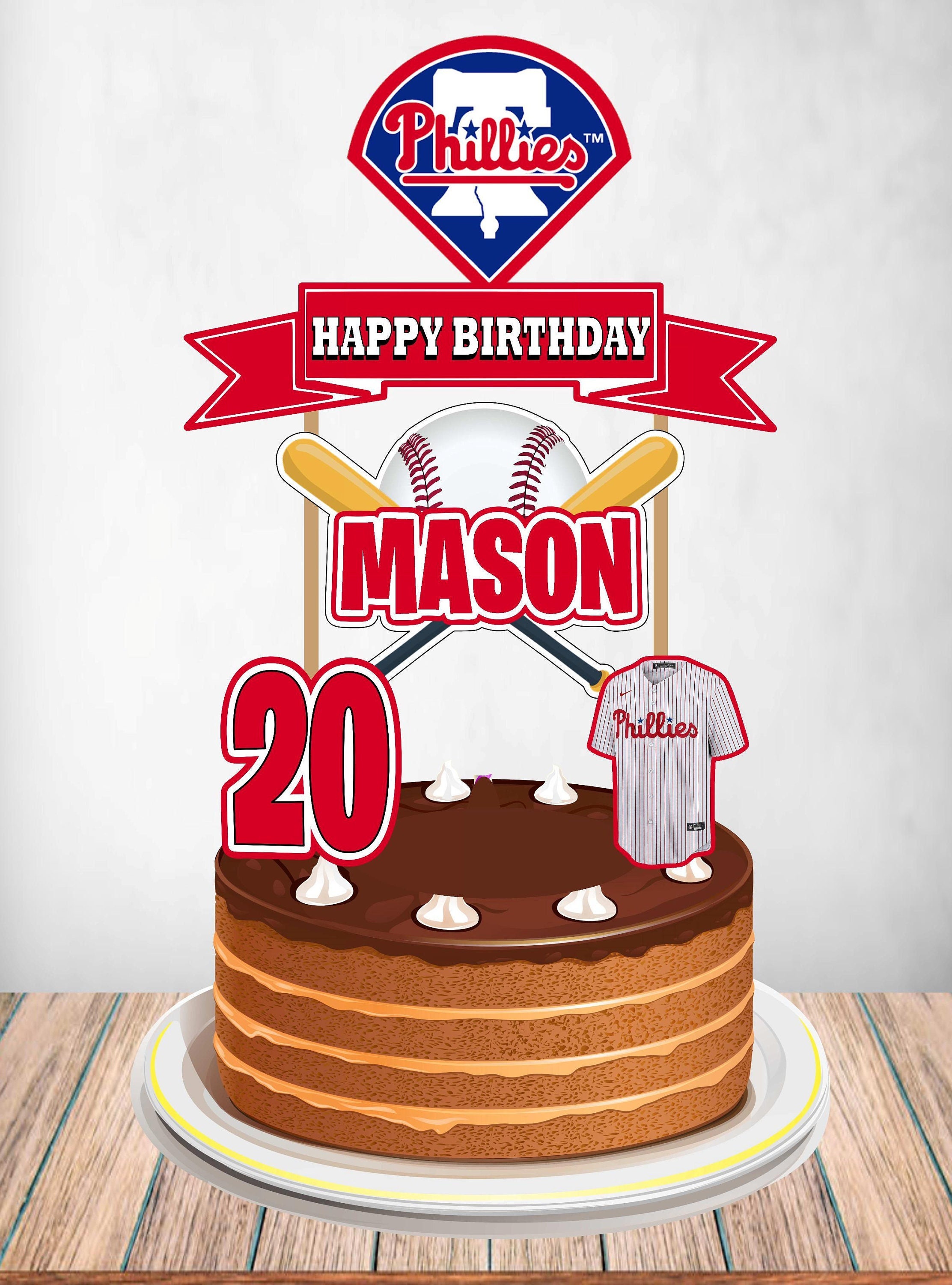 Phillies Birthday Cake