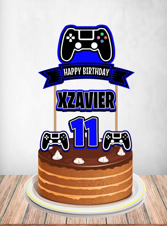 Gamer Vídeo Game Gamer Cake Topper Vídeo Game Cake Topper - Etsy