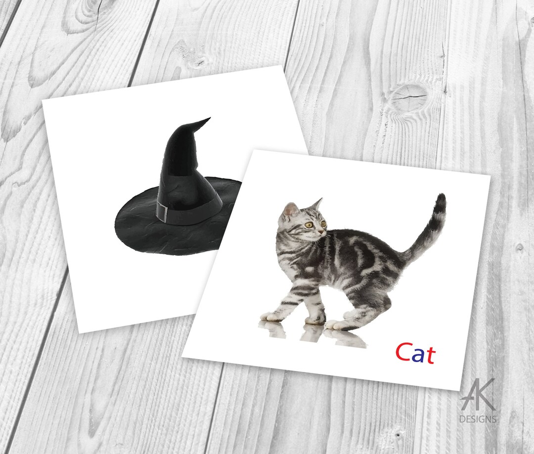 Downloadable Short Phonetic Rhyming Words, Montessori Nomenclature ...