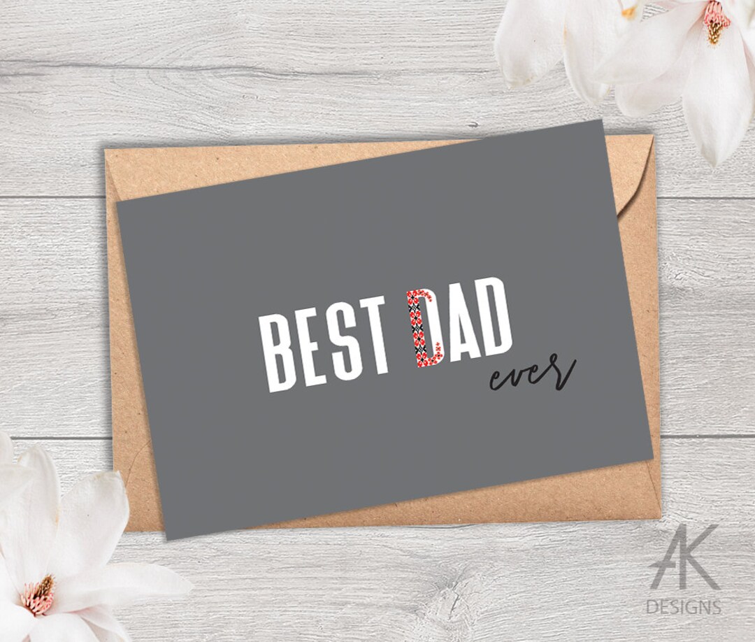 Ukrainian Happy Fathers Day Card,instant Download Fathers Card ...
