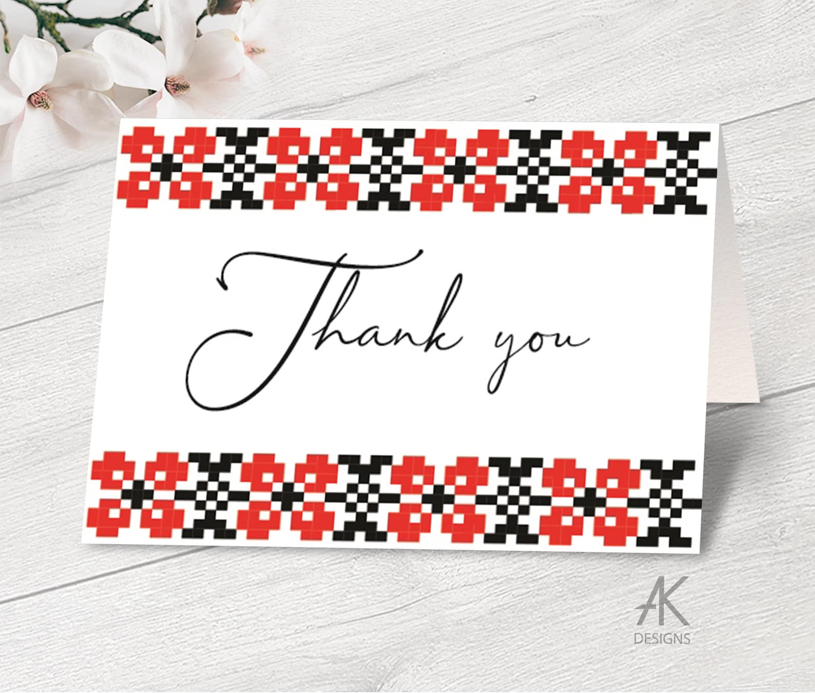 Instant Download Printable Ukrainian Thank You Card, Thank You Post ...