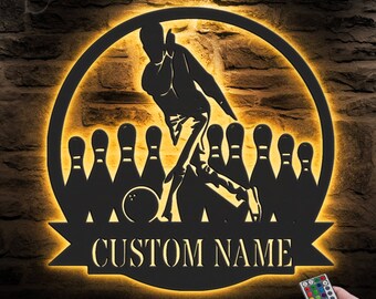 Bowling Alley Sign - Etsy