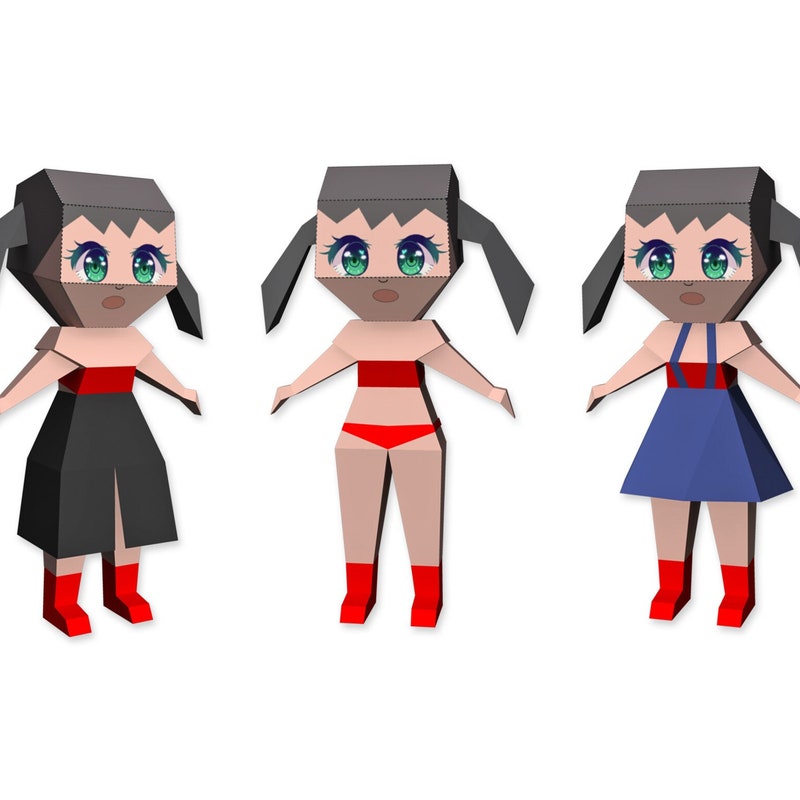 Japanese Paper Dolls - Etsy