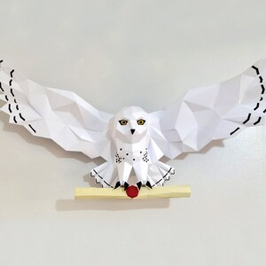 Pink Robin Papercraft Sculpture, DIY 3D Animal Wall Décor, PDF Template ...