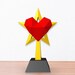 DIY Papercraft Heart Trophy,lowpoly Head Trophy,gifts for Girlfriend ...