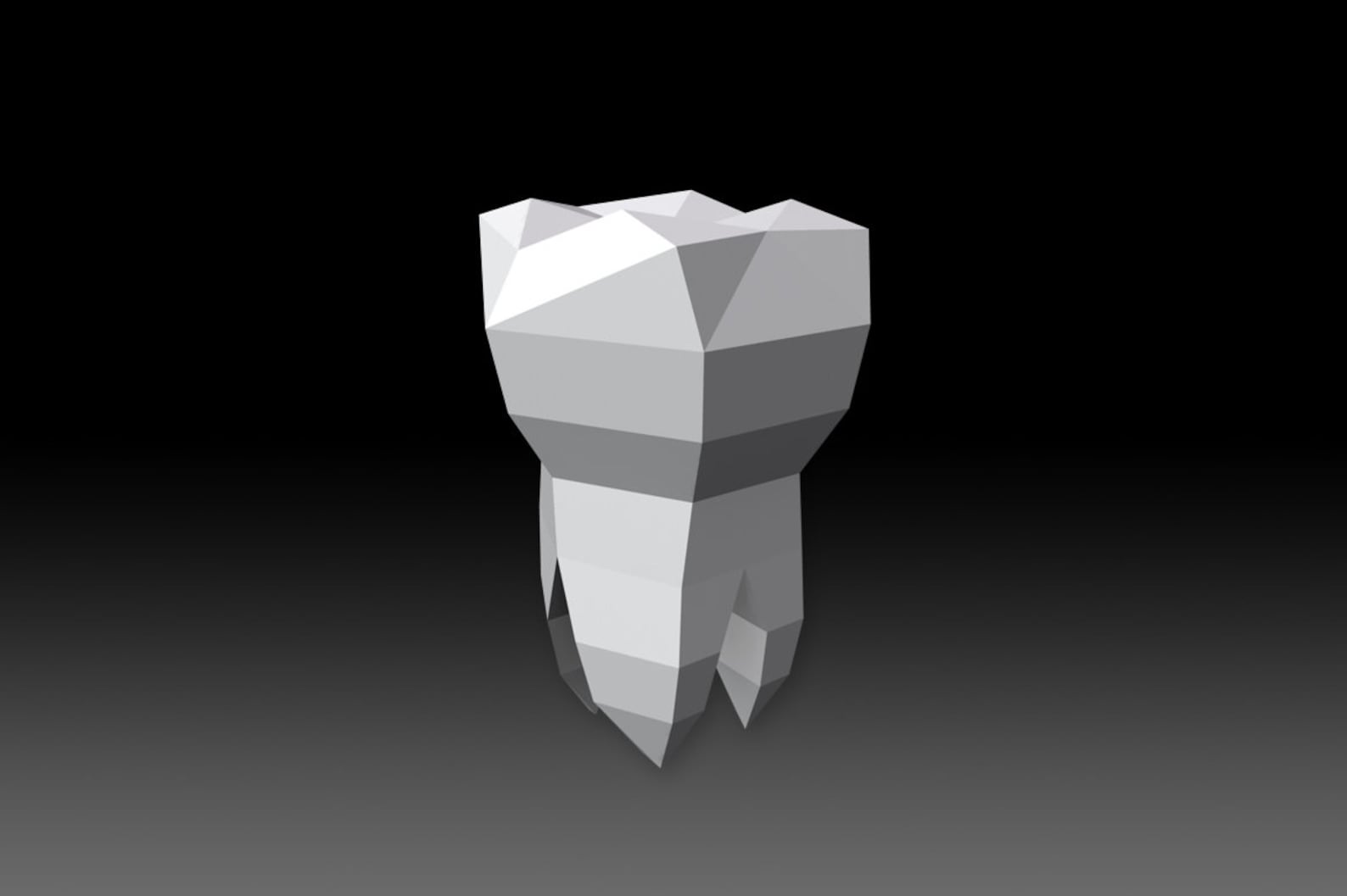 DIY Papercraft Tooth Modeldental Model3d Tooth3d - Etsy