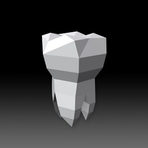 DIY Papercraft Tooth Model,dental Model,3d Tooth,3d Teeth,printable ...