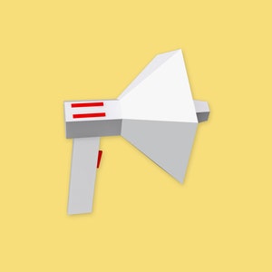 DIY Papercraft Megaphone Props, Loudspeaker Png, Party Props, Rally ...