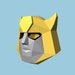 DIY Papercraft Transformer, Bumblebee Transformer, Printable ...