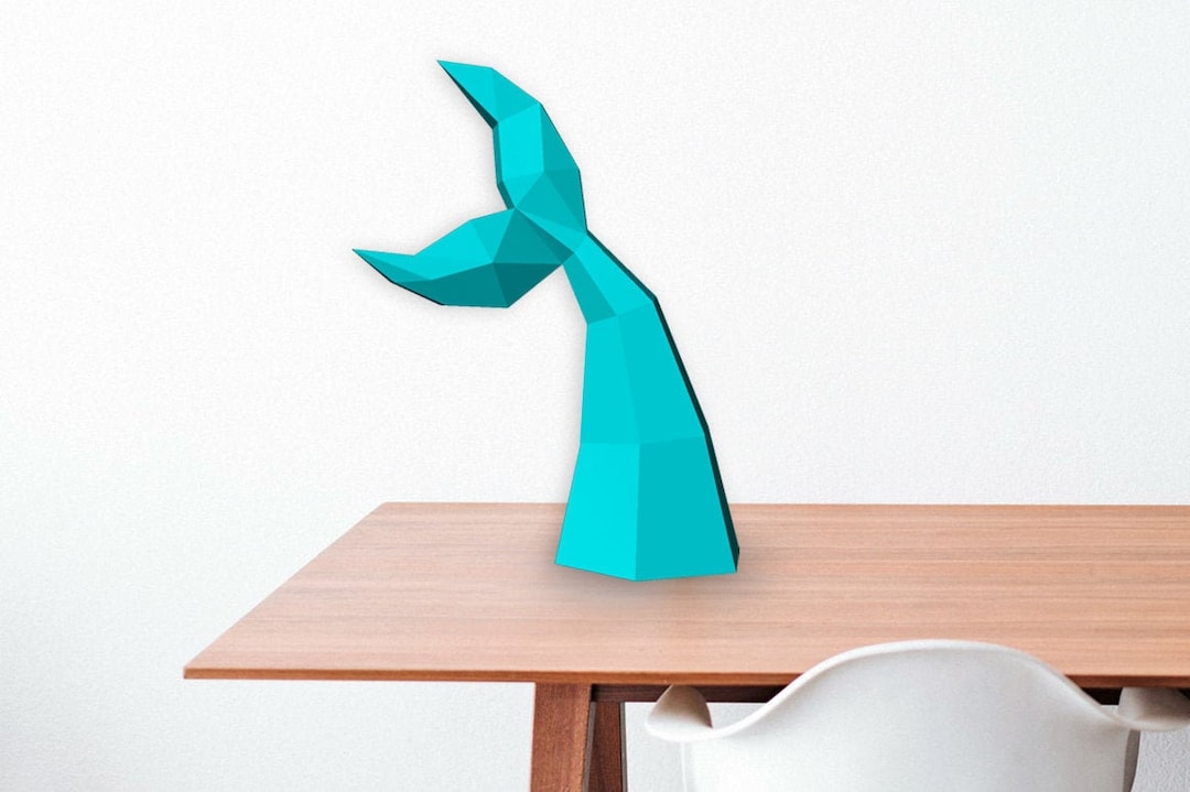DIY Papercraft Mermaid Tail,lowpoly Mermaid Tail,mermaid Props ...