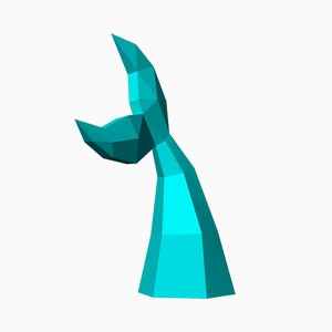 DIY Papercraft Mermaid Tail,lowpoly Mermaid Tail,mermaid Props ...