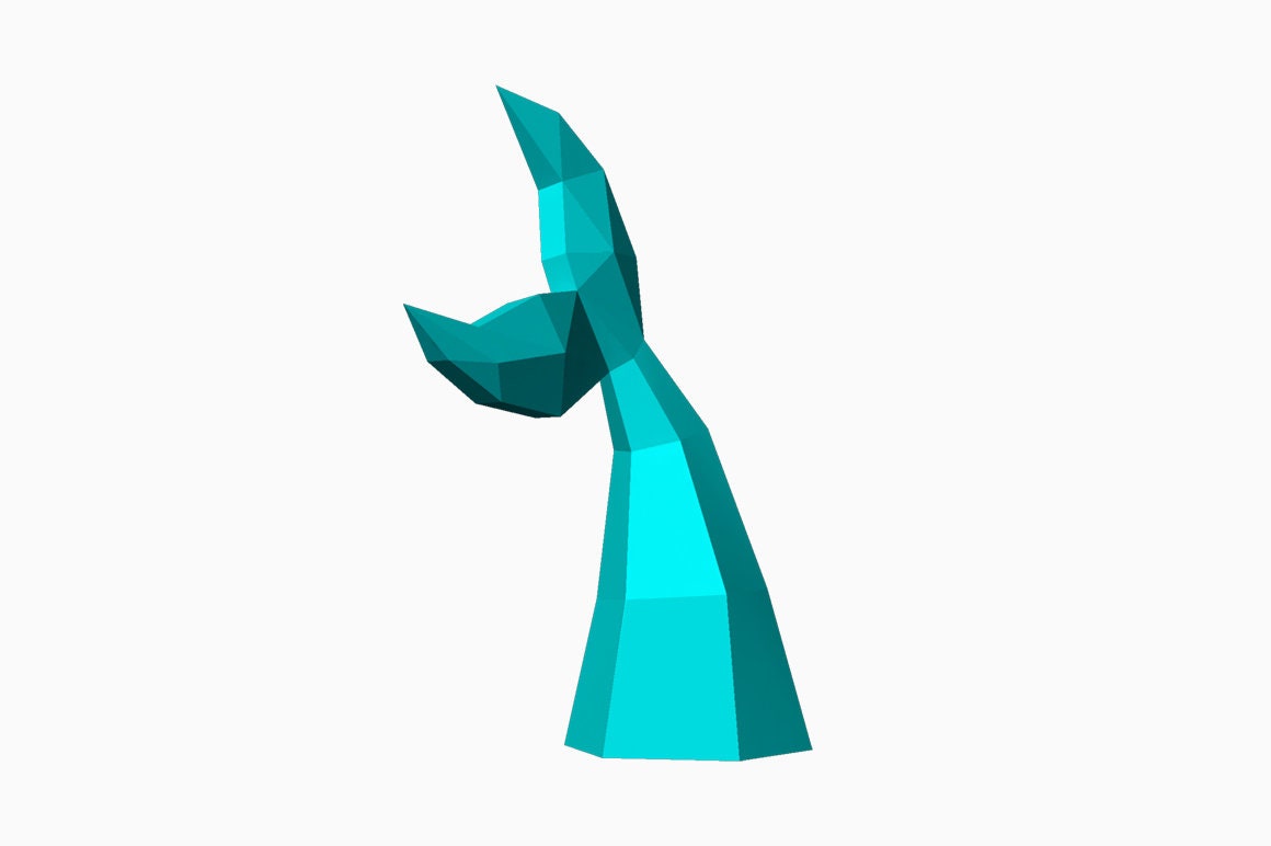 DIY Papercraft Mermaid Tail,lowpoly Mermaid Tail,mermaid Props ...