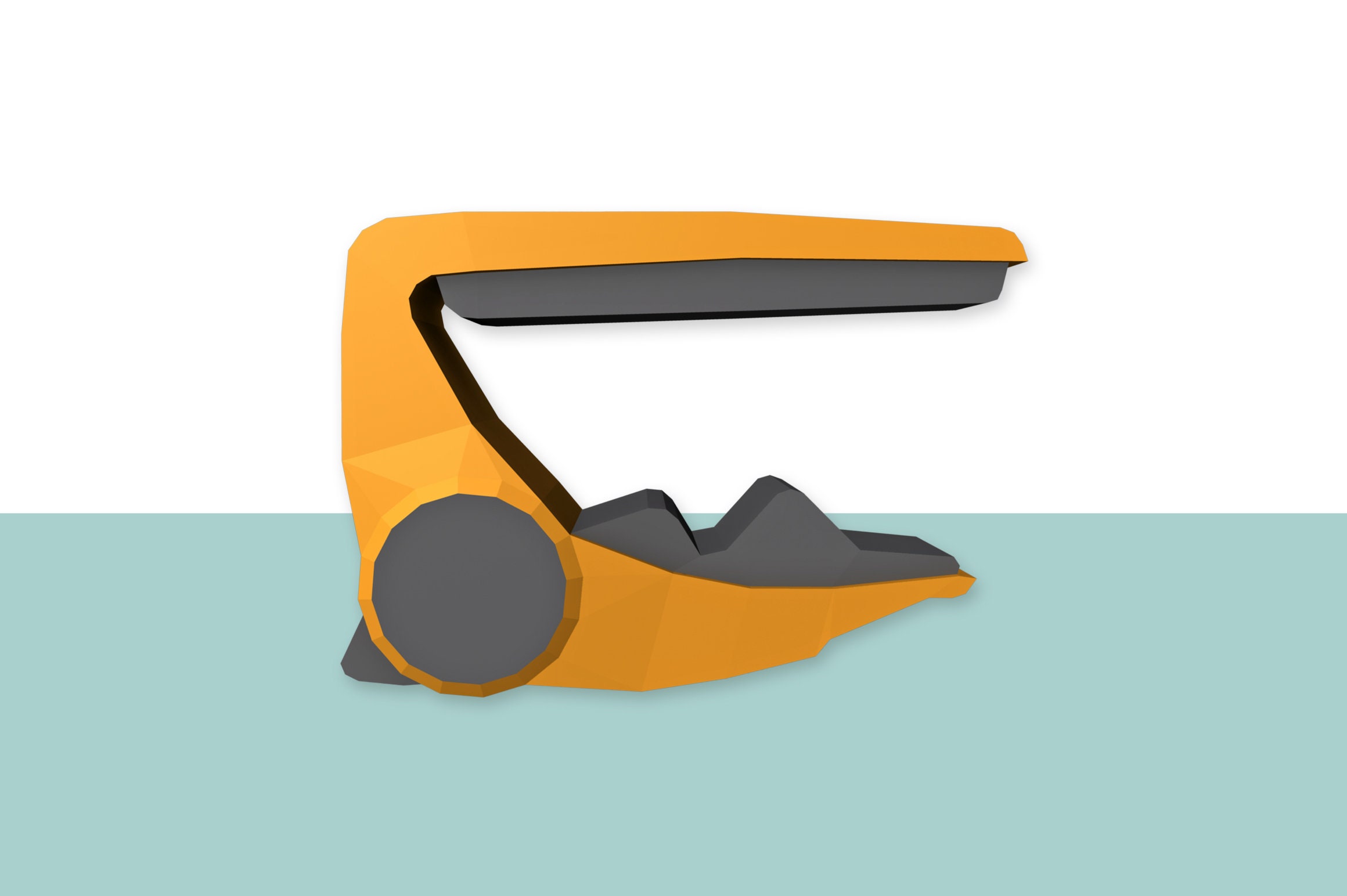 DIY Papercraft Capo Guitar Capo Model Lowpoly Papercraft 3d - Etsy ...