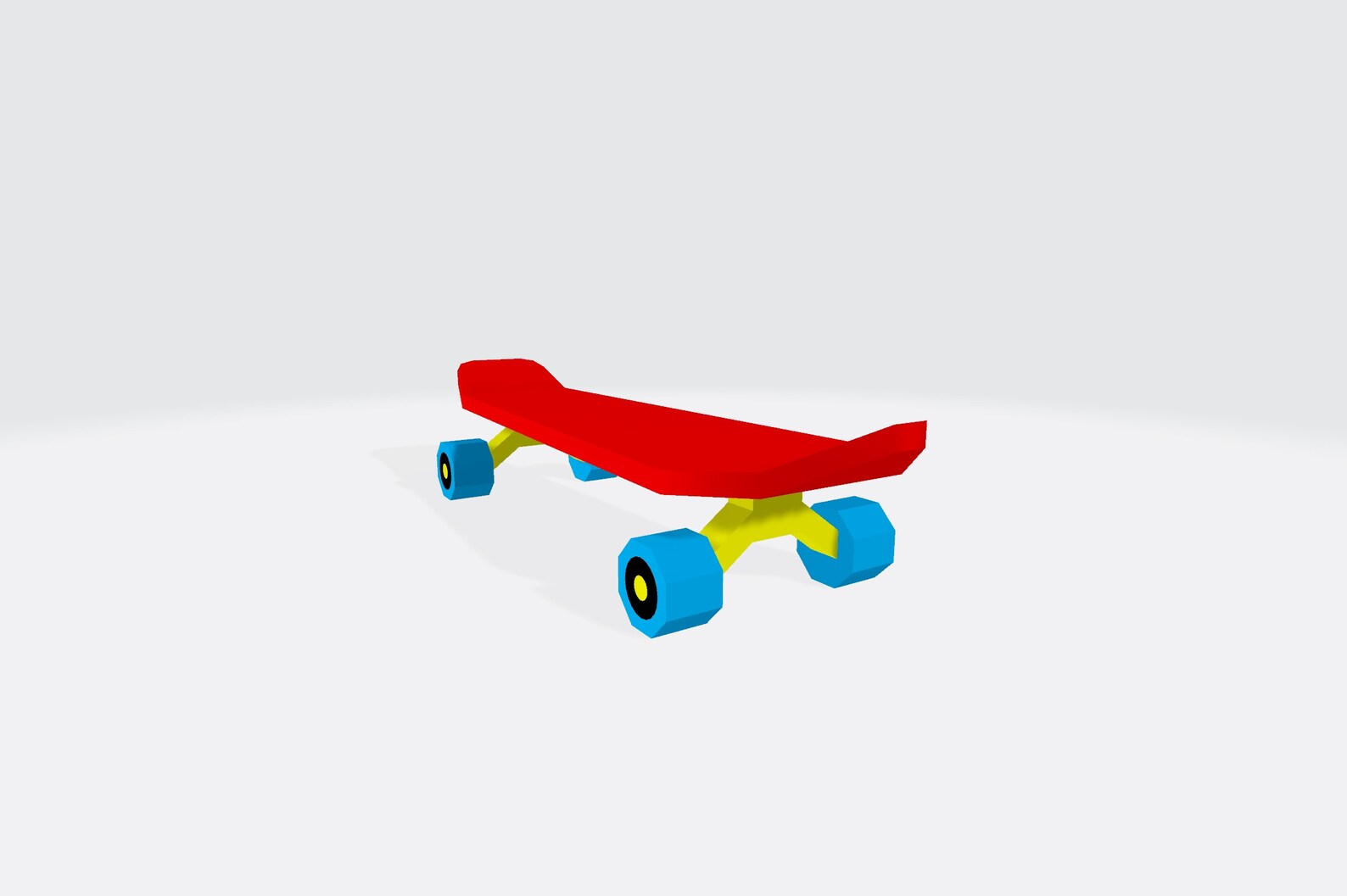 DIY Papercraft Skateboard Model, Lowpoly 3D (pdf, Svg, Dxf, Eps, Png ...