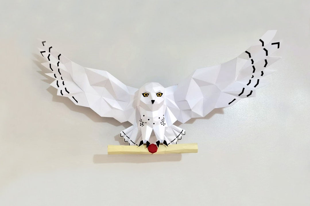 DIY Papercraft Owl,3d Owl Model,origami Owl,owl Templates,sitting Owl ...