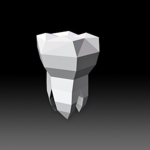 DIY Papercraft Tooth Model,dental Model,3d Tooth,3d Teeth,printable ...