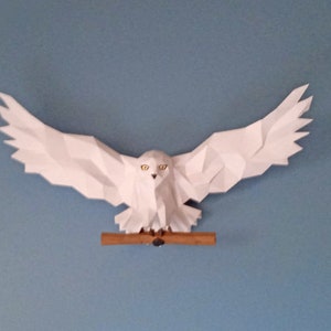 DIY Papercraft Owl,3d Owl Model,origami Owl,owl Templates,sitting Owl ...