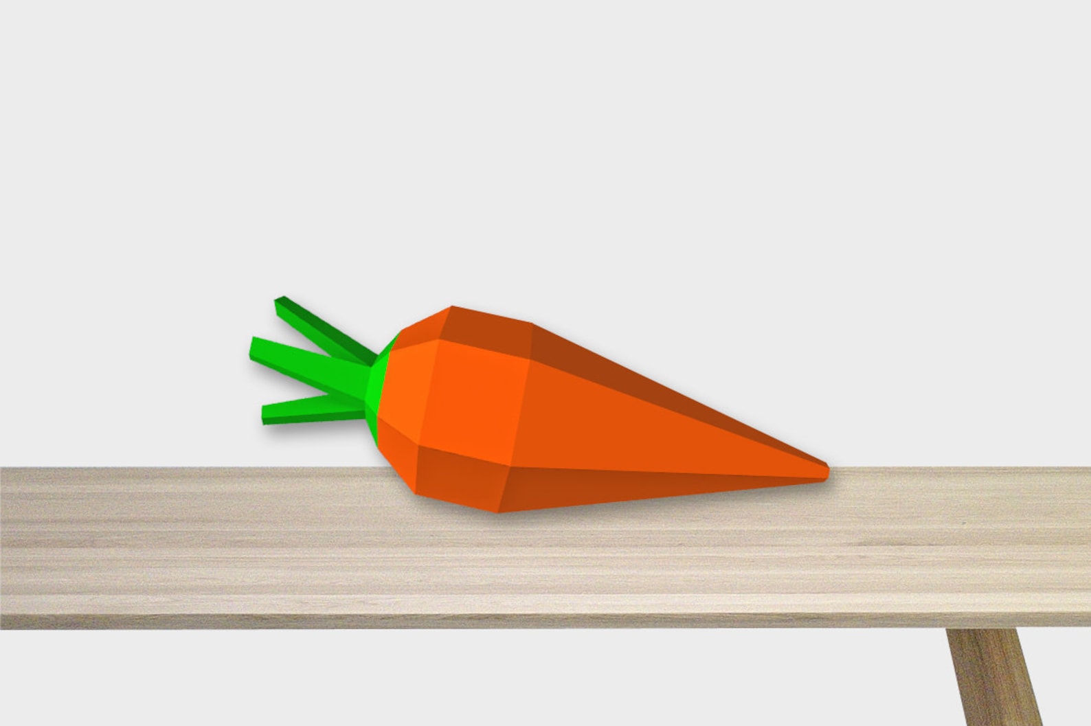 DIY Papercraft Carrot png3d carrot modelpapercraft | Etsy