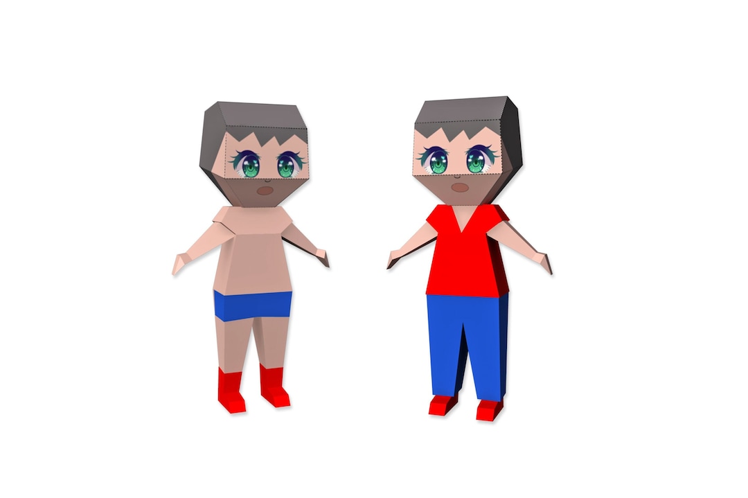 DIY Papercraft Doll With Doifferent Costumes,paper Doll,printable Doll ...