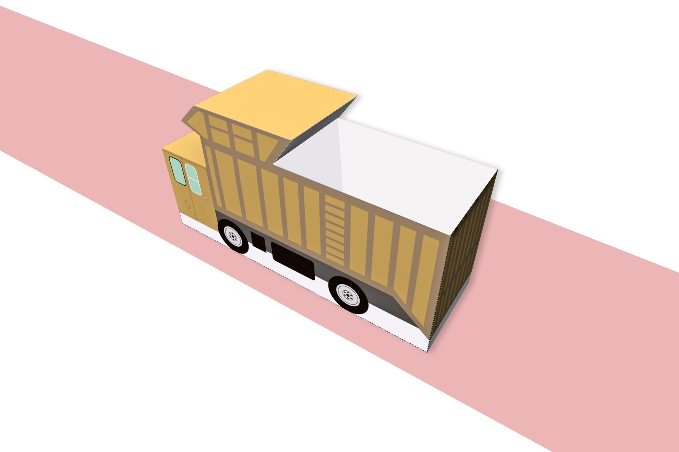 DIY Papercraft Garbage Truck Favorlowpoly Truck - Etsy