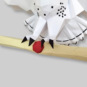 3D Origami Owl Papercraft Template (digital Files) - Etsy