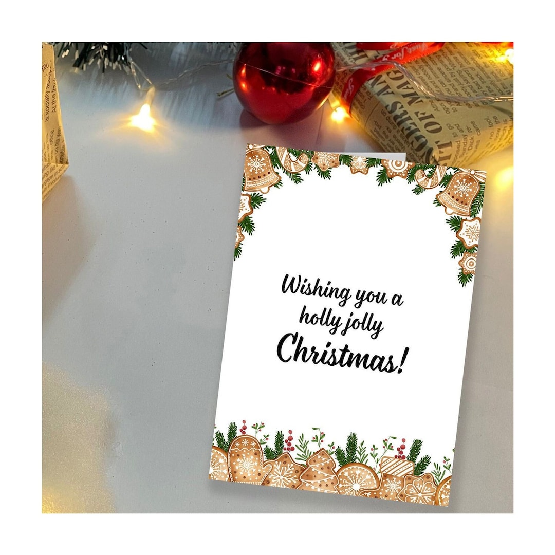 Christmas Card Templates,printable Christmas Tree Card,digital ...