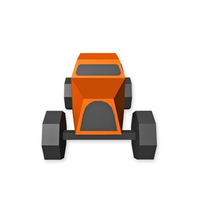 DIY Papercraft Hot Rod Car Favor, Party Favour,ford Car Model,hotrod ...
