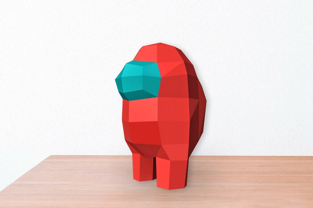 DIY Papercraft Character,lowpoly Papercraft,toon Chcracter,video Game ...