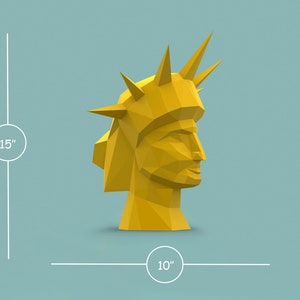 DIY Papercraft,statue of Liberty Papercraft Trophy,statue Sculpture ...