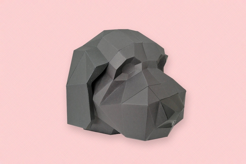 DIY Papercraft Cockapoo Trophycockapoo Head Trophypapercraft - Etsy