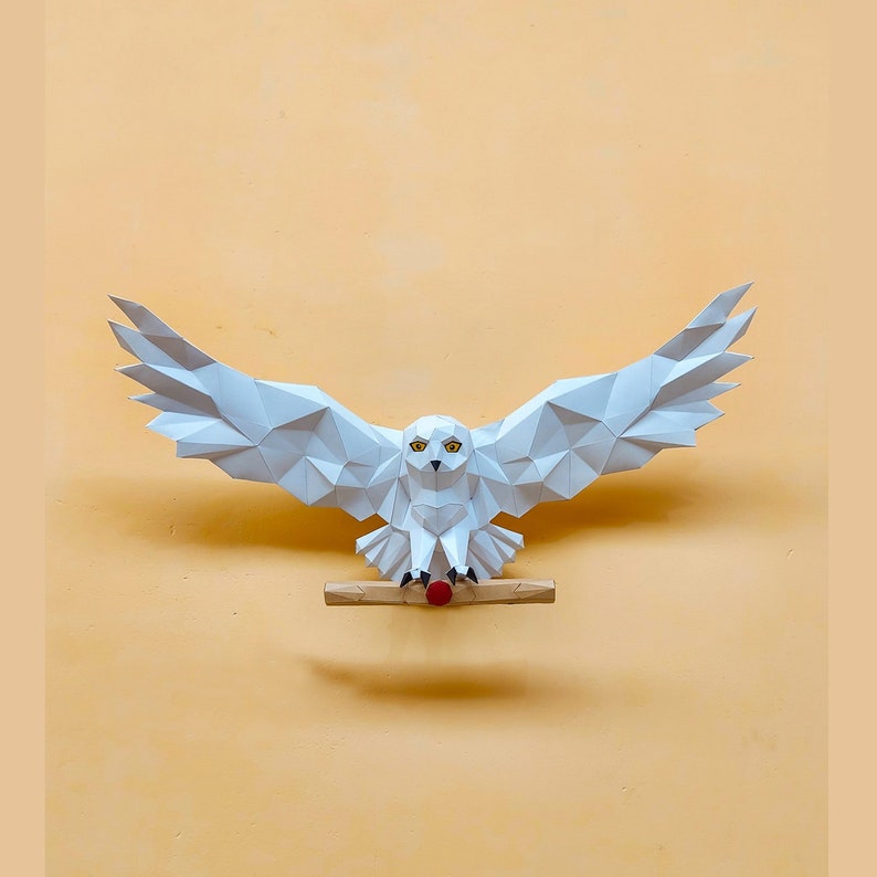 DIY Papercraft Owl,3d Owl Model,origami Owl,owl Templates,sitting Owl ...