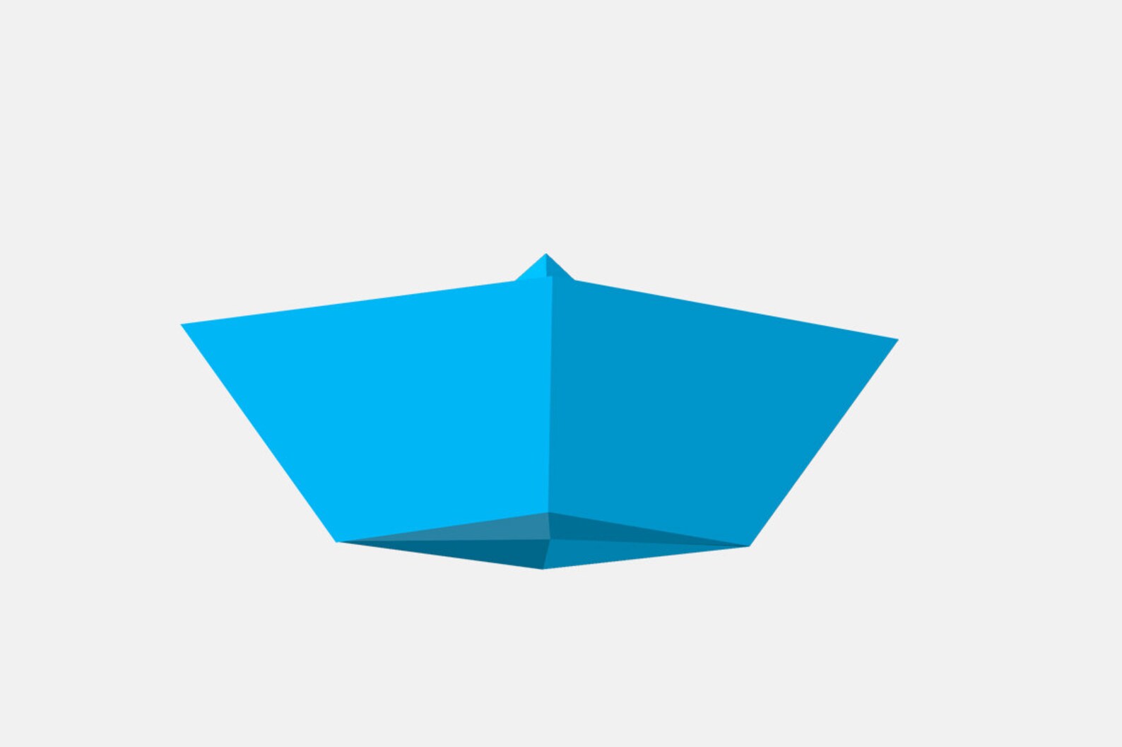 DIY Paper Boat Template, Beach Party Decor (pdf, Eps, Dxf & Png Files ...