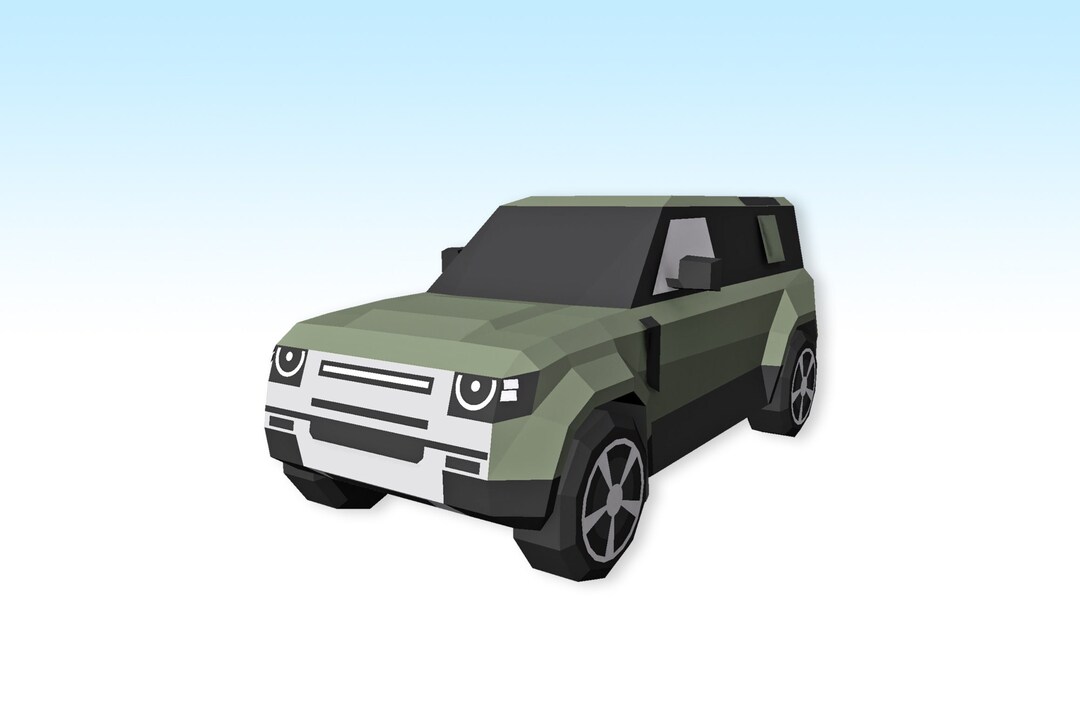 Modèle de voiture DIY Papercraft SUV, voiture en papier, modèles PDF ...