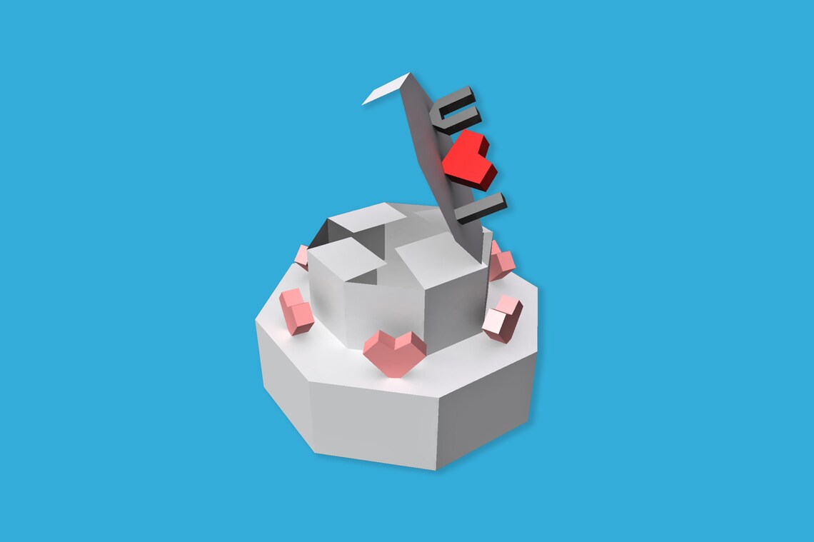 DIY Papercraft Cake Boxcake Favour3d Papercraft - Etsy